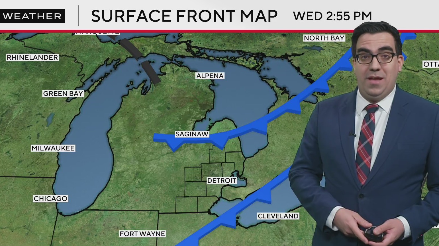 Heavy snowfall hits southeast Michigan on Wednesday