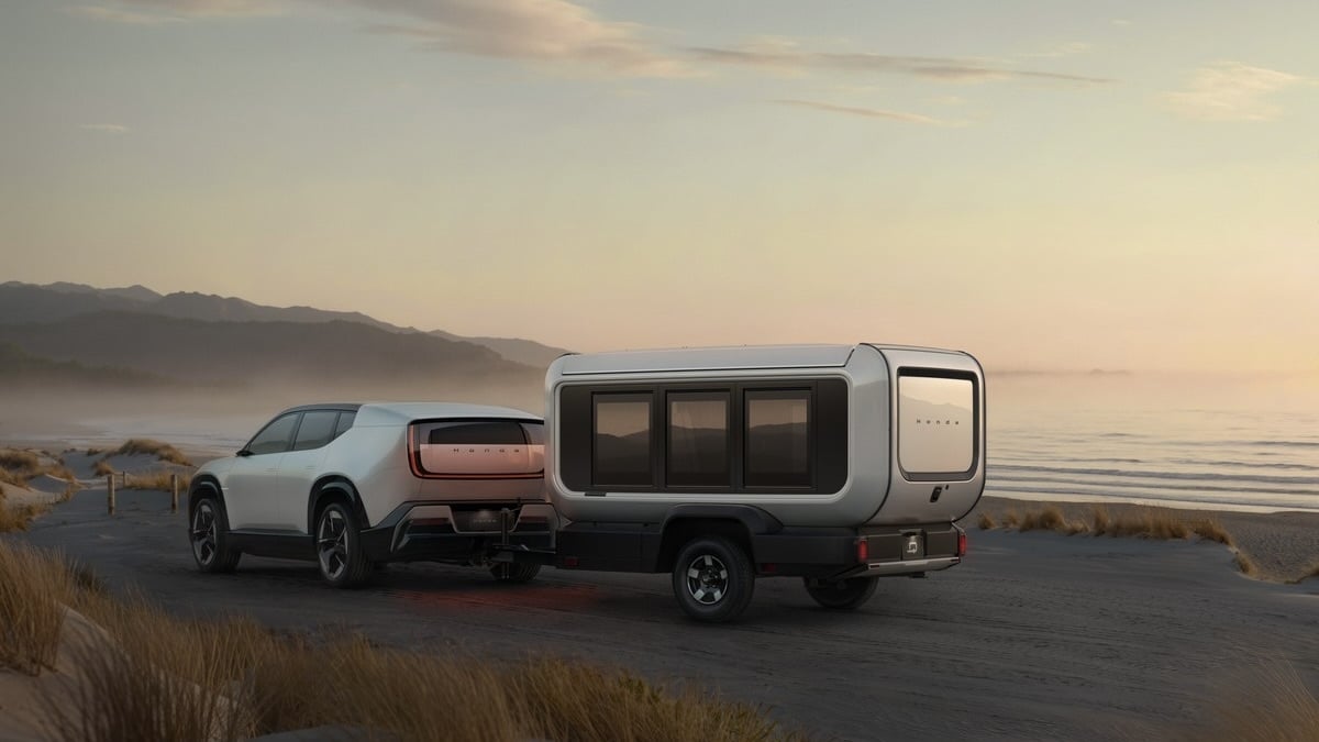 Honda wants you to go off-grid in this futuristic travel trailer