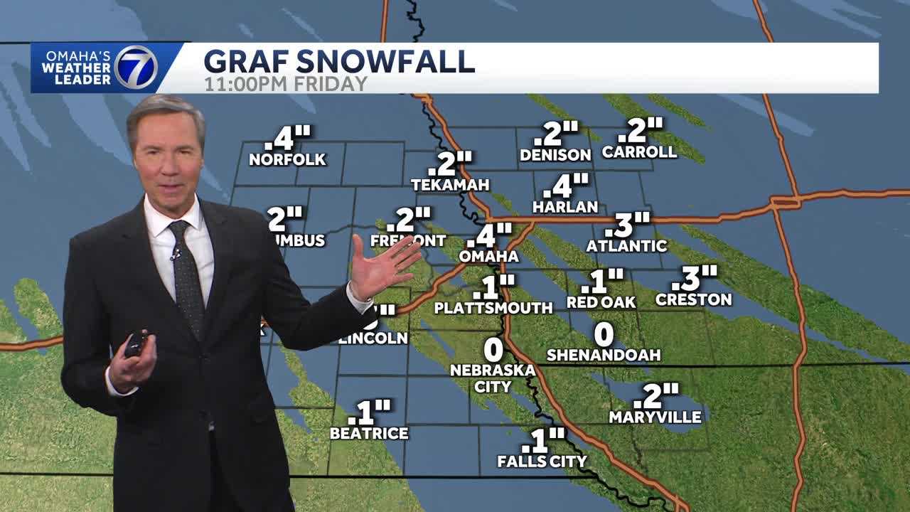 Strong wind Friday, light snow possible heading into bitter cold weekend