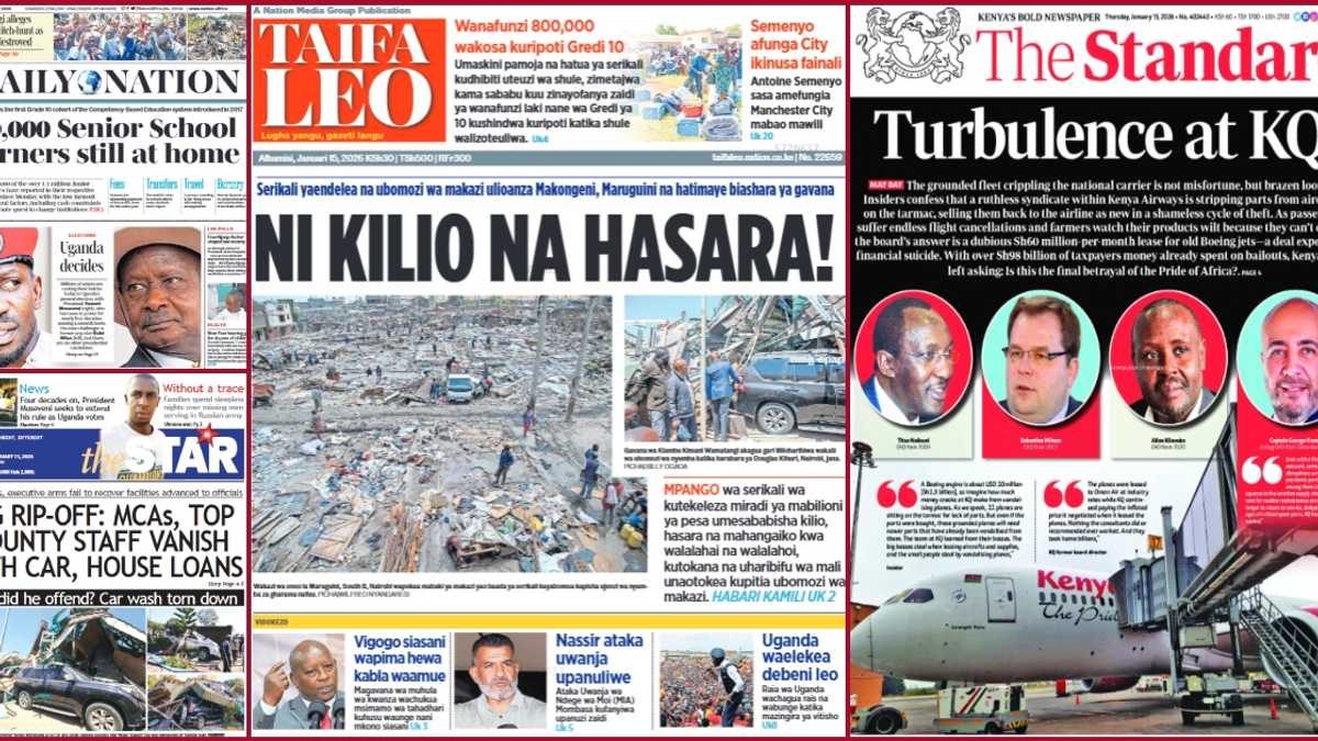 Kenya newspapers review: Mt Kenya leaders tread carefully, keep cards ...
