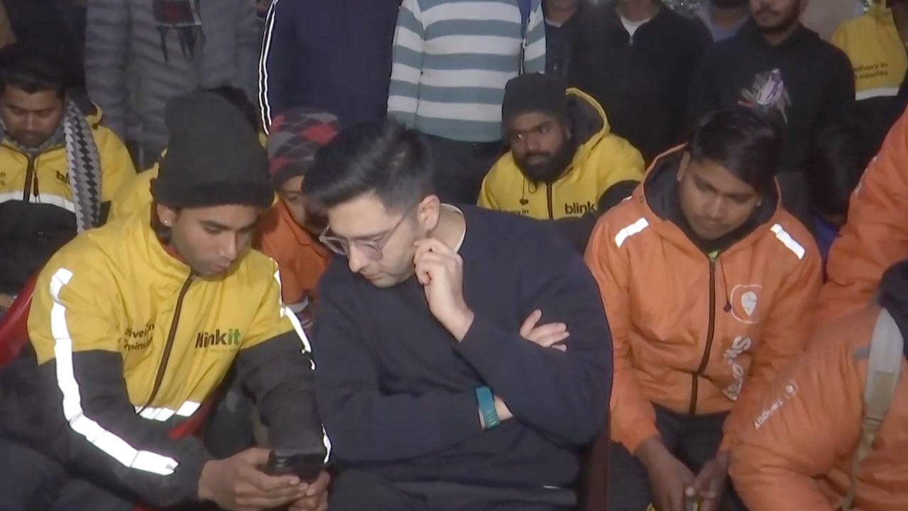 Raghav Chadha Celebrates Gig Workers' Victory, Thanks To Central Govt ...