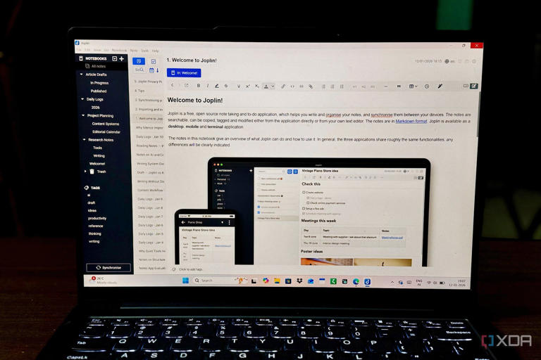Why Joplin became my offline-first 'thinking notebook'