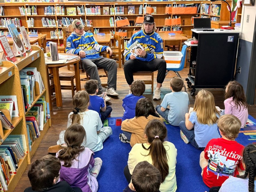 Blue Ridge Bobcats trade skates for school with reading program
