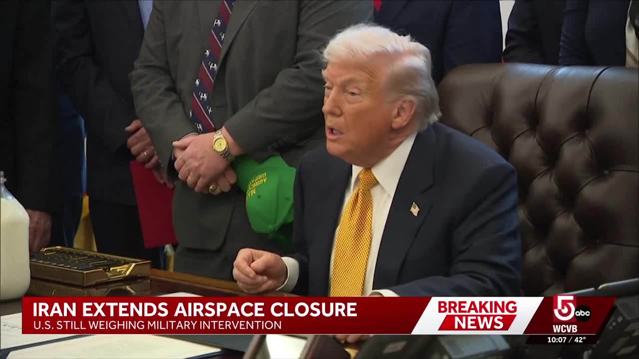 Iran further extends an order closing its airspace to commercial ...