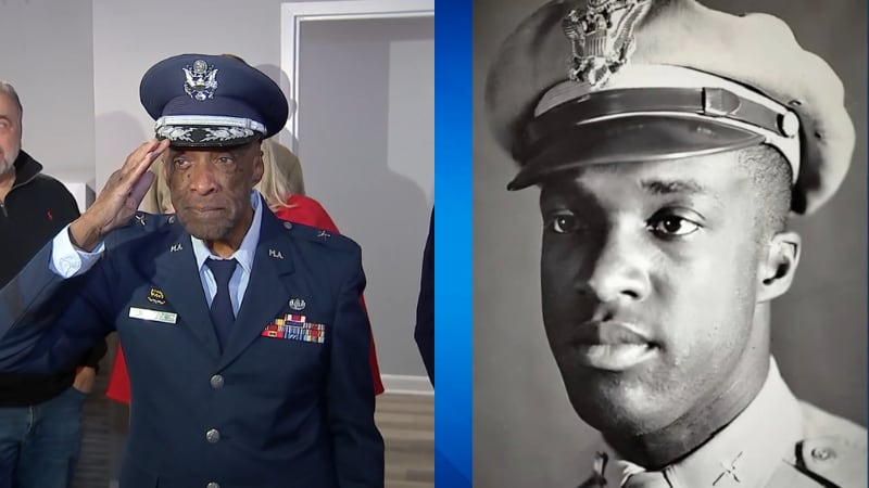 Tuskegee airman, WWII veteran honored at 99th birthday celebration