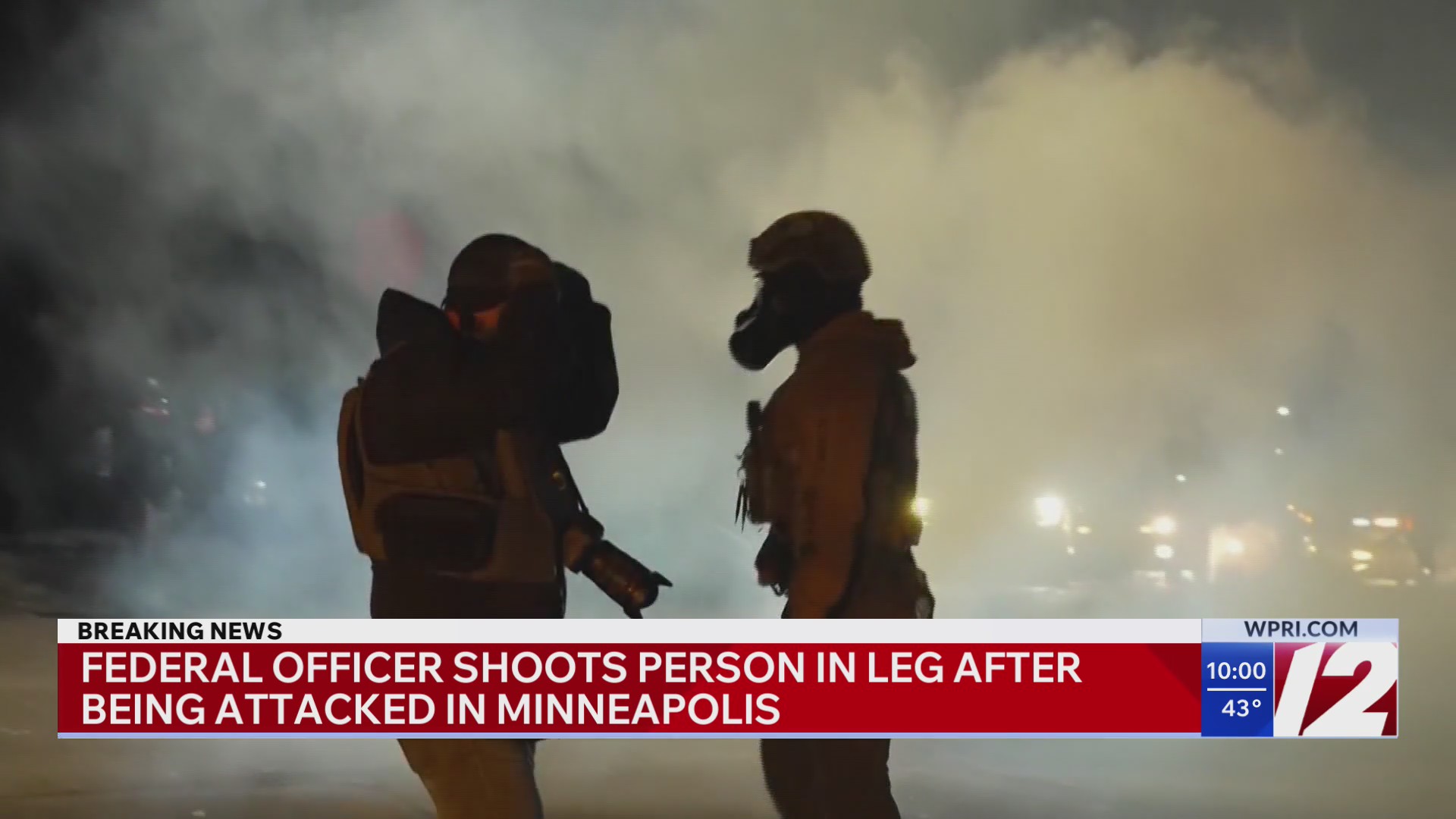 Federal officer shoots person in leg after being attacked during ...