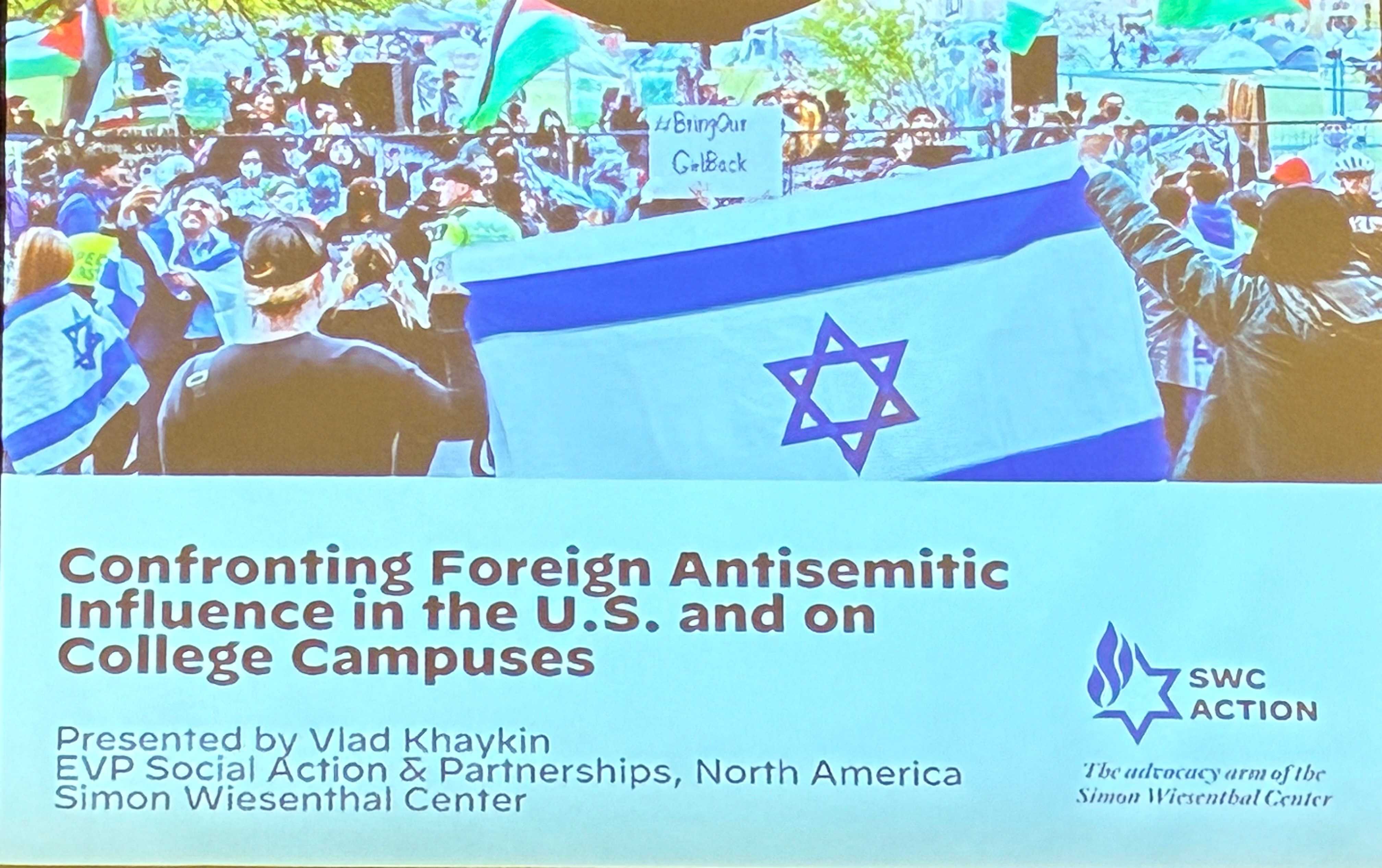 Foreign governments use antisemitism to influence campus protests, says ...