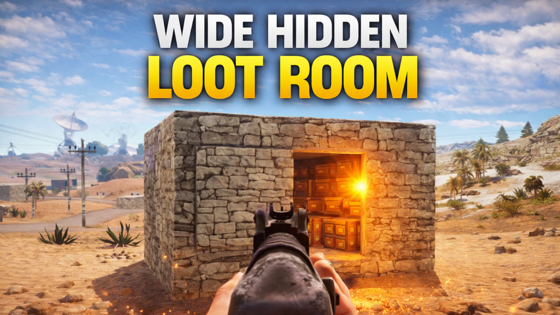 This base hid a massive loot room under the floor | Solo raid