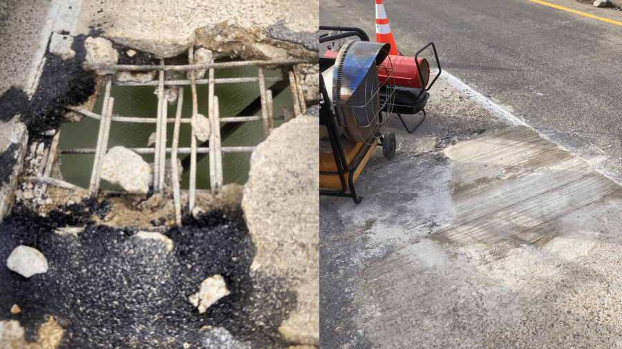 Emergency repairs made to I-40 bridge deck