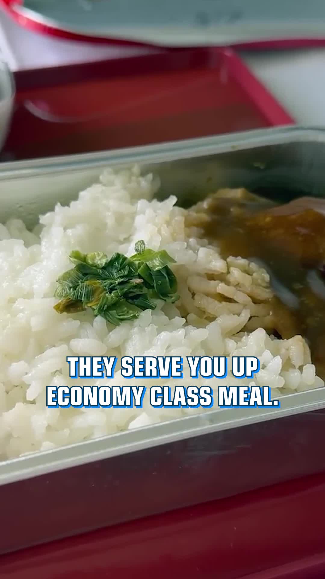 5-star airline serving economy meals in business class?