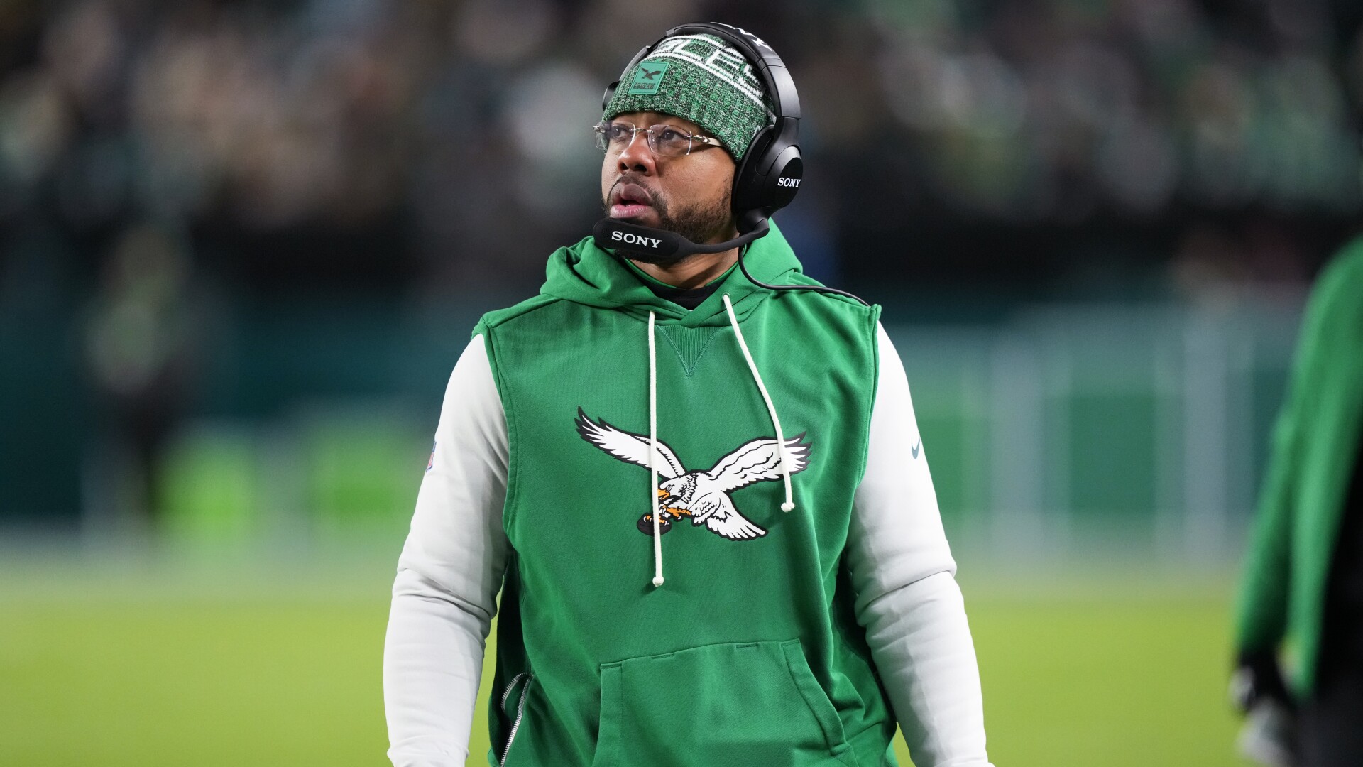 Cowboys interviewing Eagles pass game coordinator Christian Parker on ...