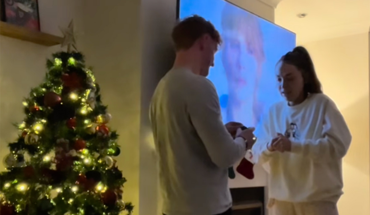 Watch: Kayleigh Trappe's gas reaction to her fiancé's surprise proposal