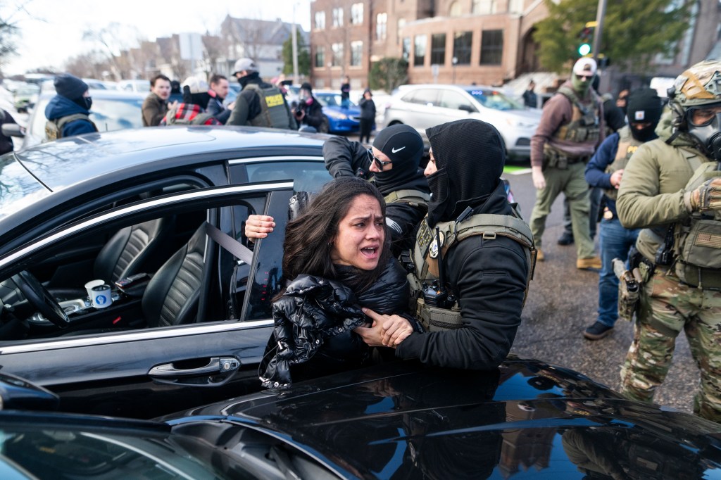 Woman dragged from car by ICE agents in Minnesota ID’d as LGBT and ...