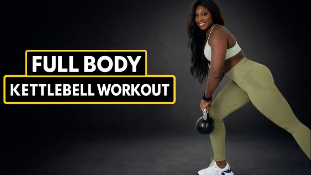 Achieve full body fitness: Kettlebell workout for strength and core