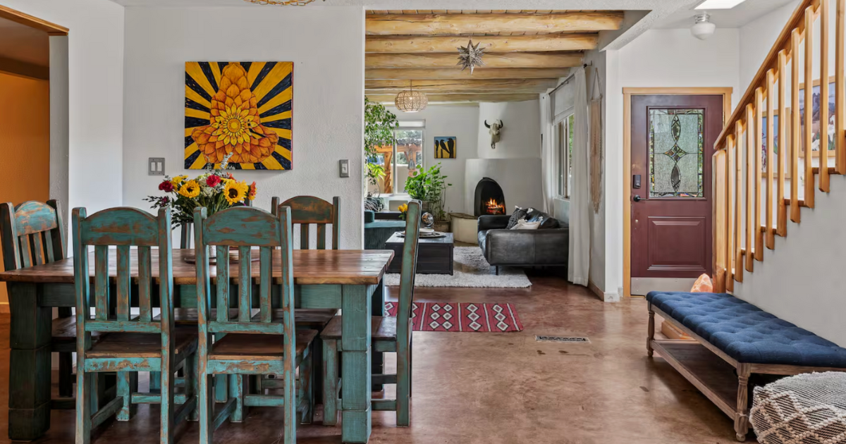 This New Mexico Airbnb takes cozy season to the next level