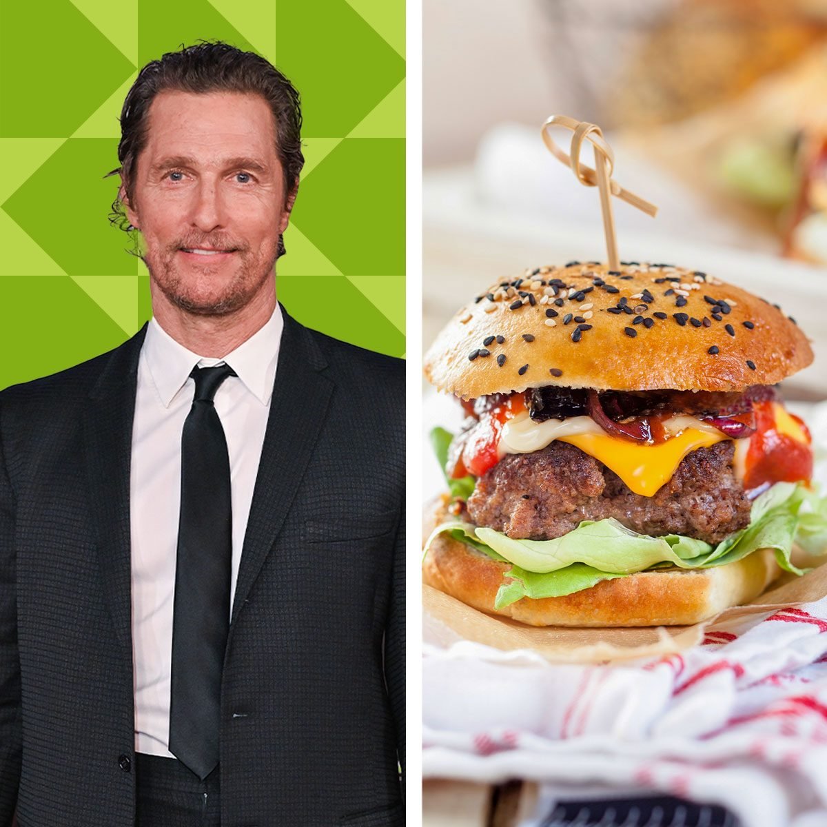 Matthew McConaughey says this is how to make a perfect cheeseburger
