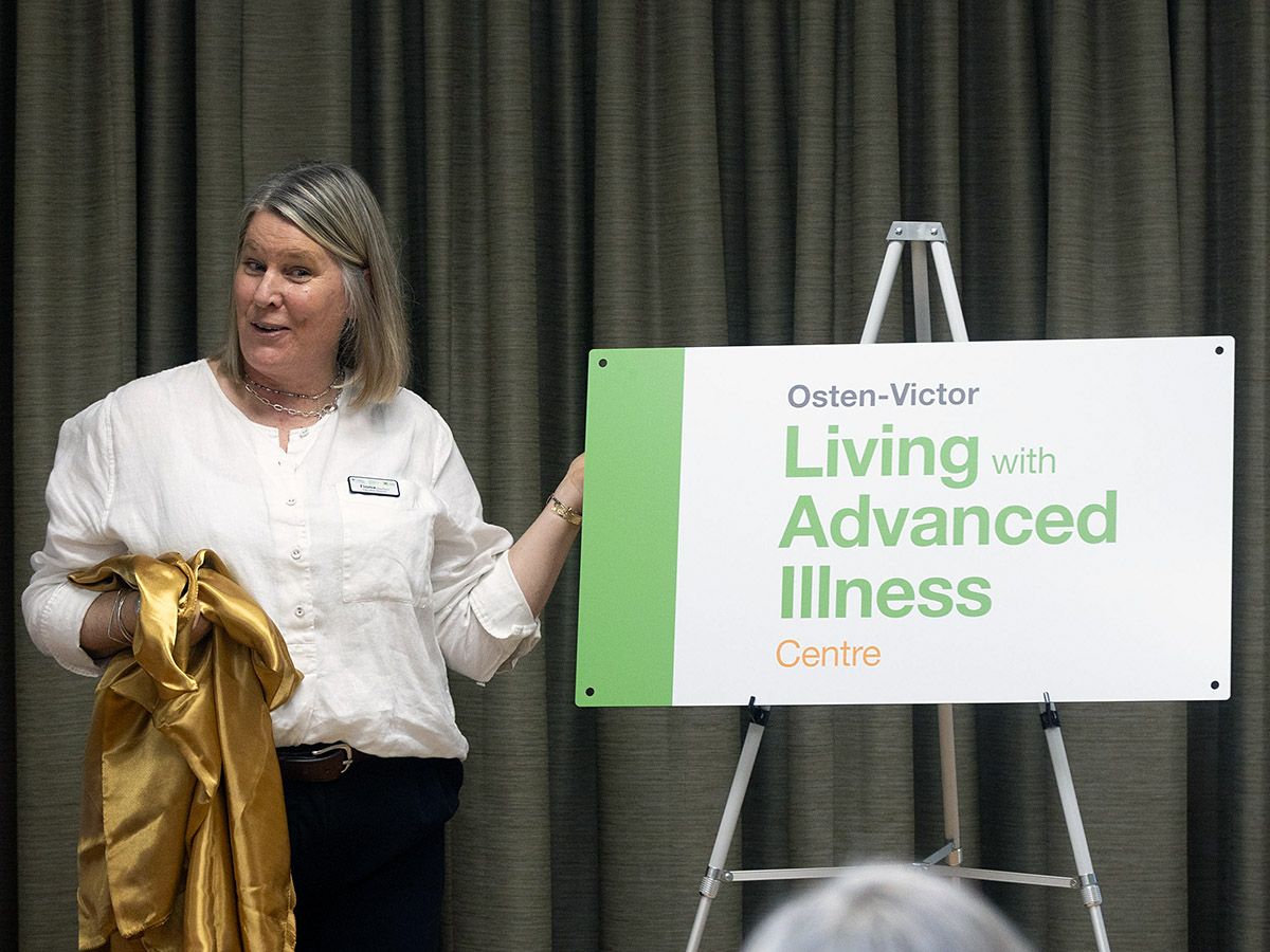 Large donation secures future of Hospice Calgary advanced illness program