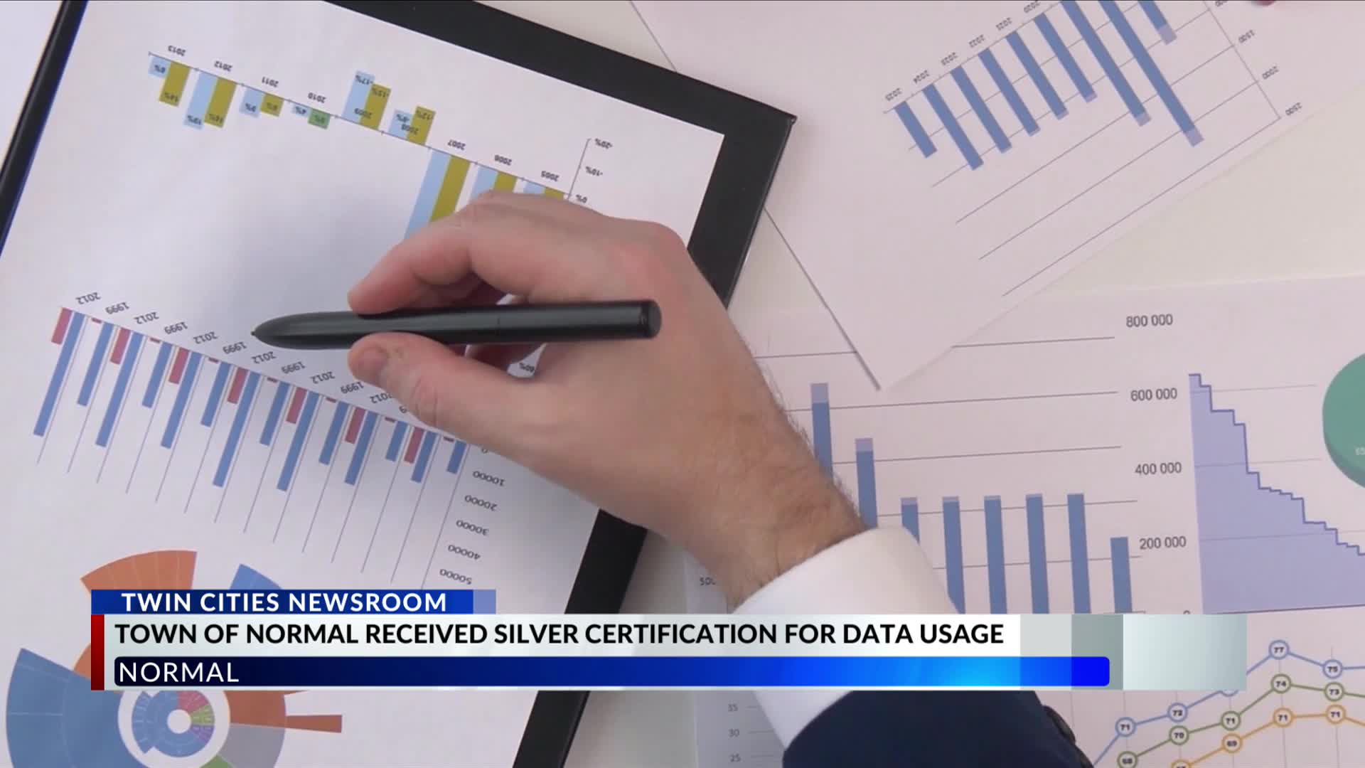 Town of Normal received silver certification for data usage