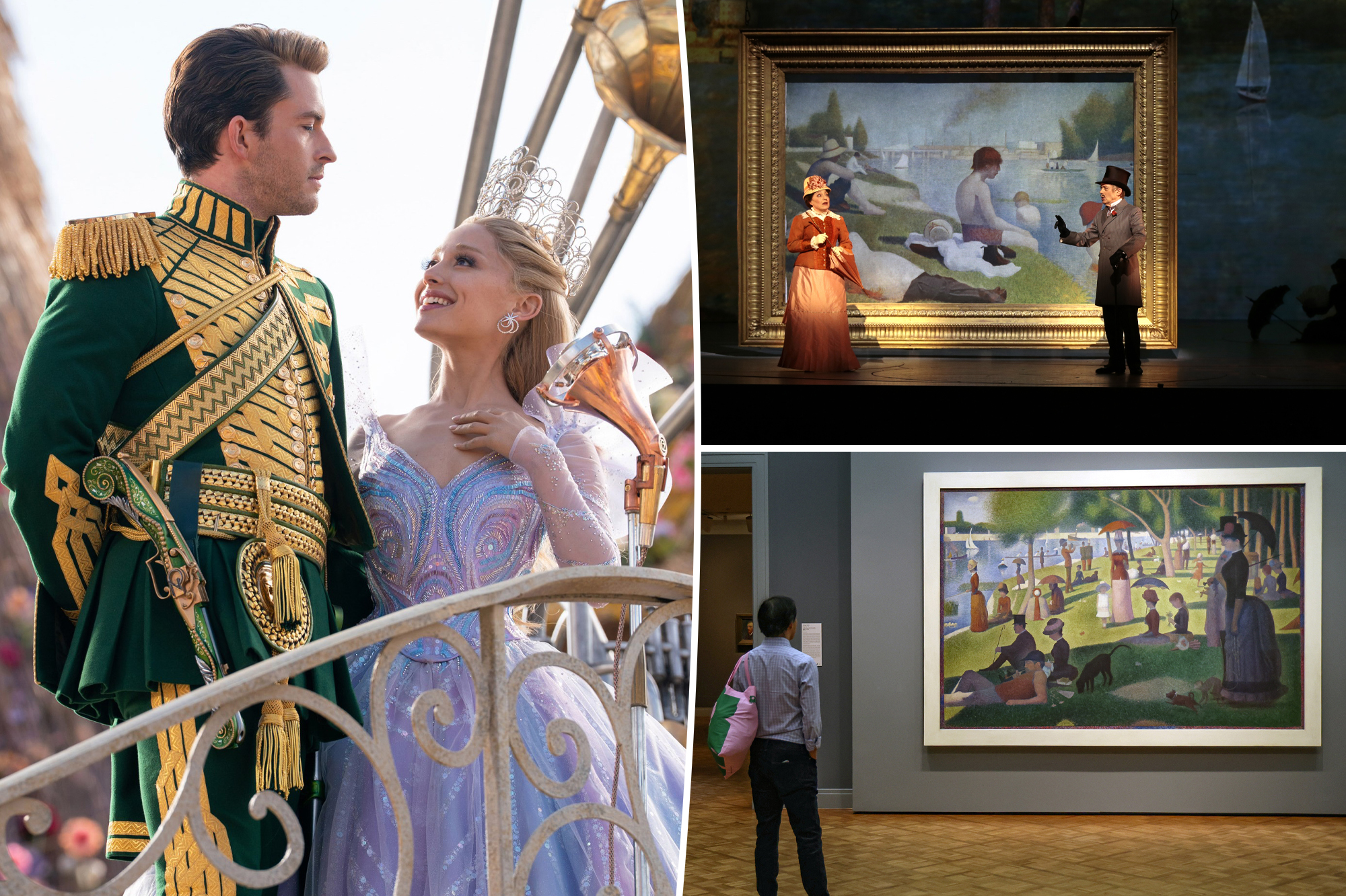 ‘Wicked’ co-stars Ariana Grande, Jonathan Bailey reunite for ‘Sunday in ...