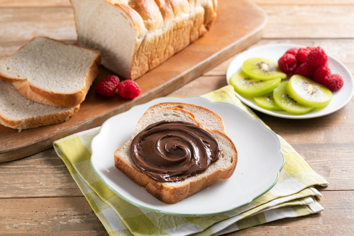 Pan brioche vegano con Nutella®