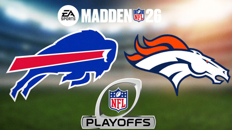 Bills vs. Broncos divisional round results according to Madden 26
