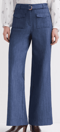 Fashion forward: Wide-leg denim