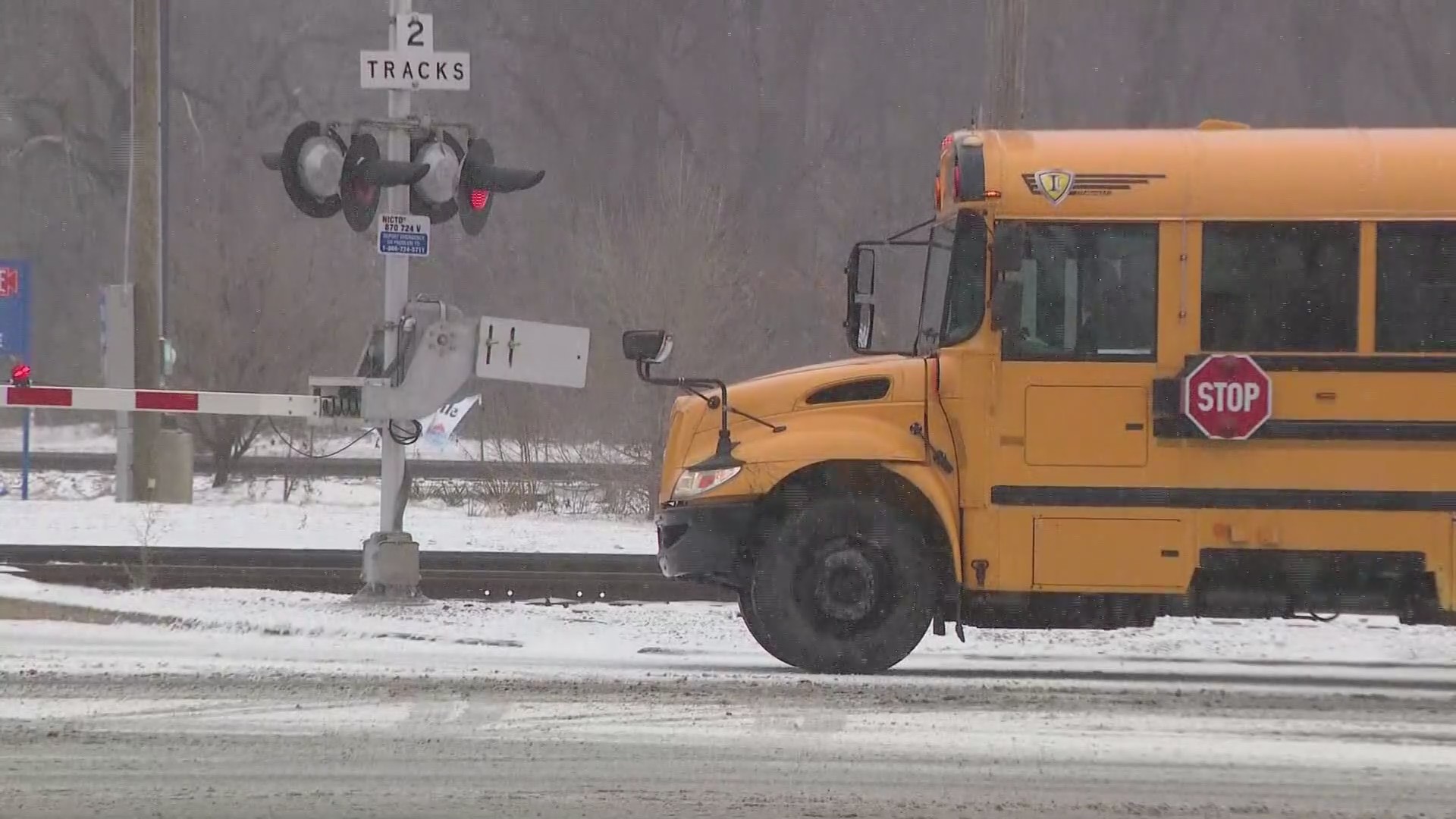 Lake effect snow blankets northwest Indiana