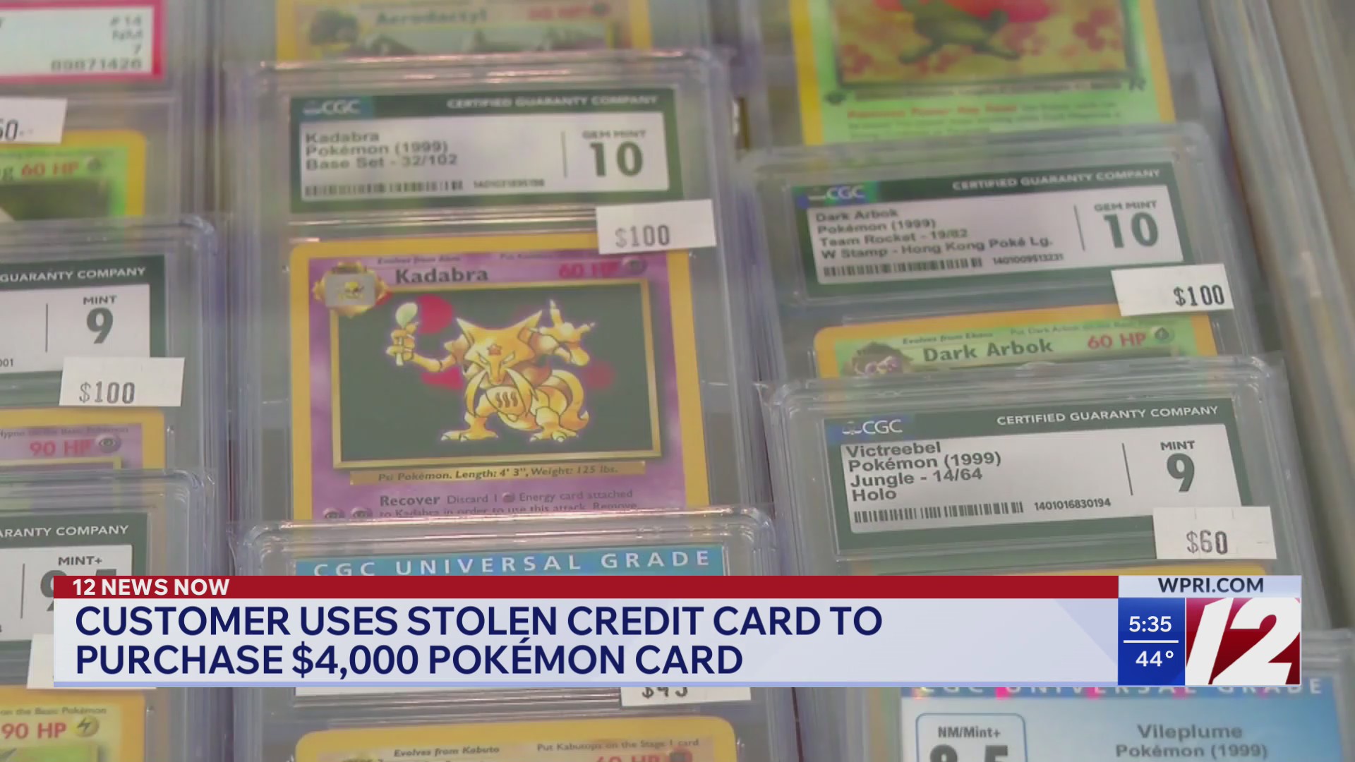 Stolen credit card used to buy $4K Pokémon card from Mass. store