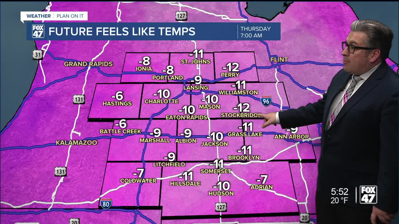 Fox 47 evening forecast - 1/14/2026