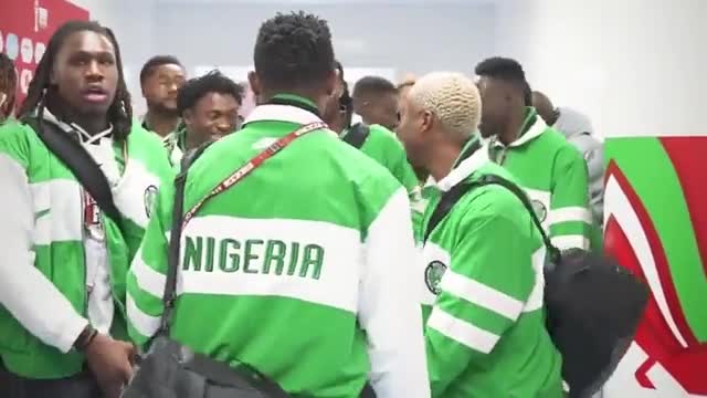 Nigeria squad’s musical arrival for Morocco AFCON showdown goes viral