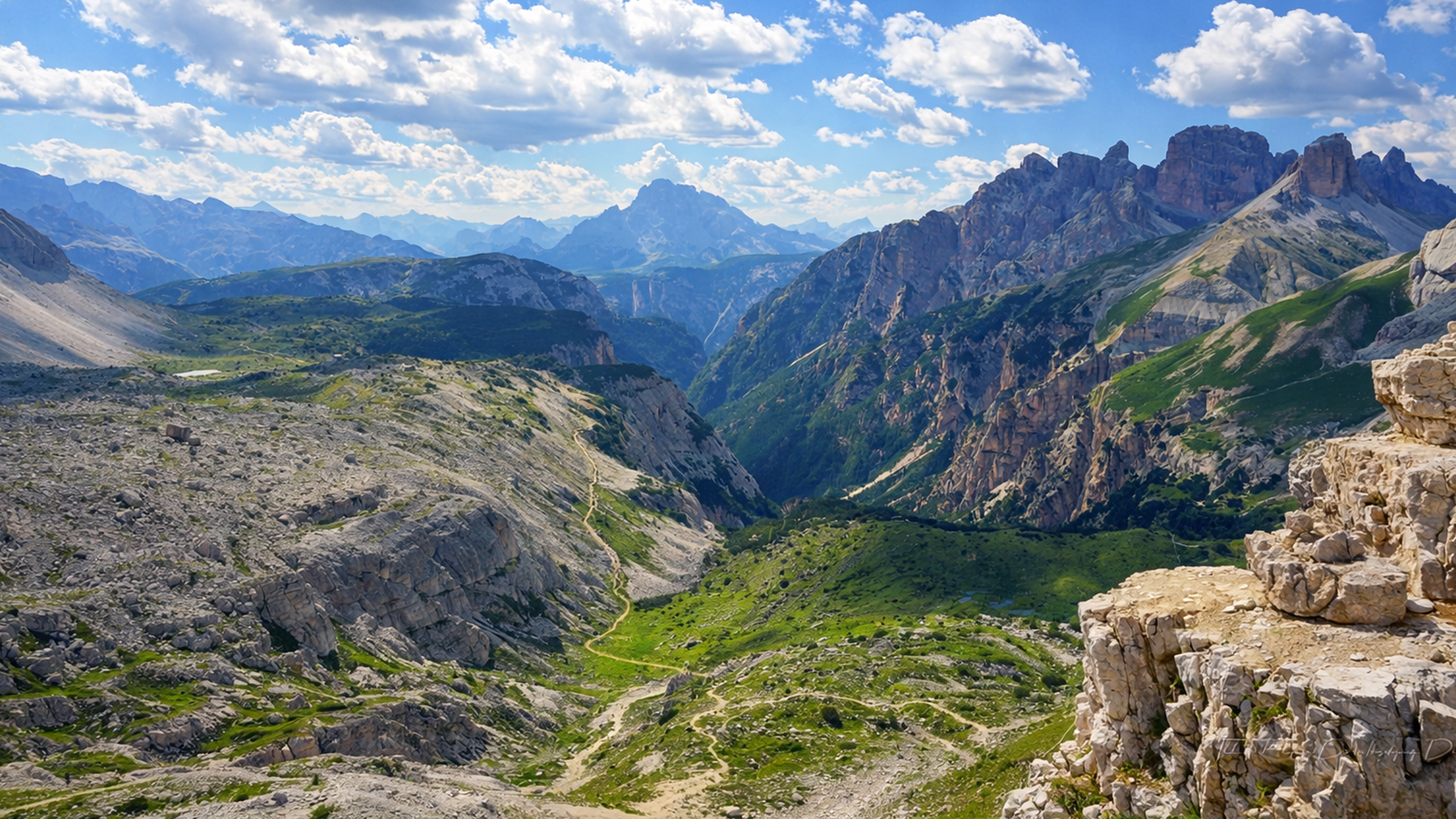 Tre Cime di Lavaredo Dolomites sunset mountain views (4K)