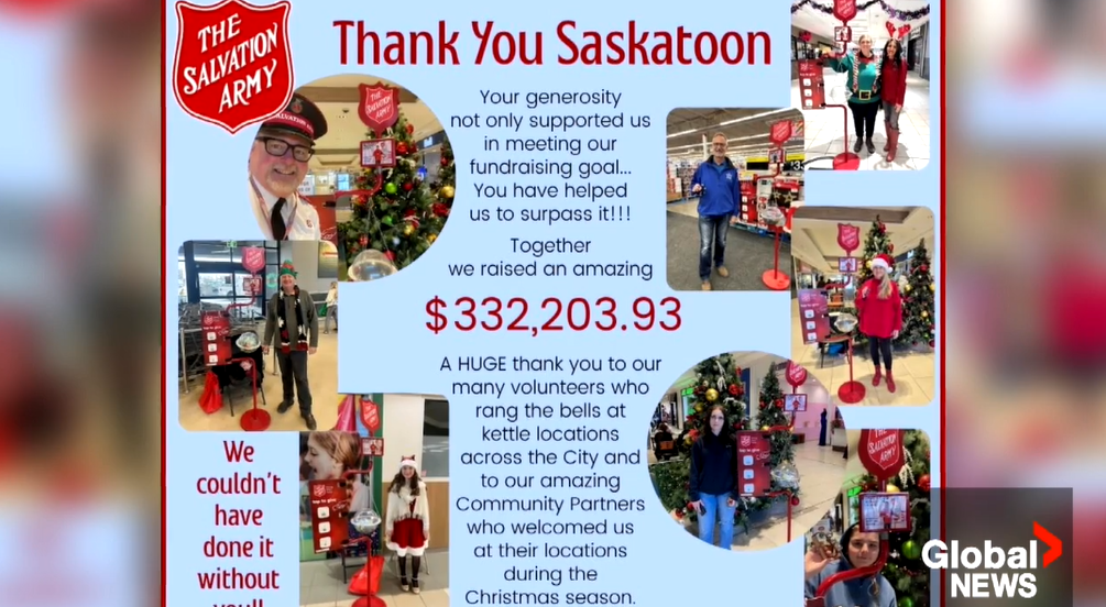 The Salvation Army Saskatoon surpasses goal for 2025 kettle campaign