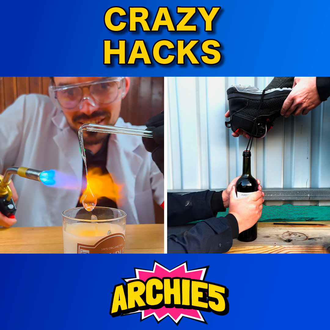 Wine bottle hack: Can a shoe really open it?