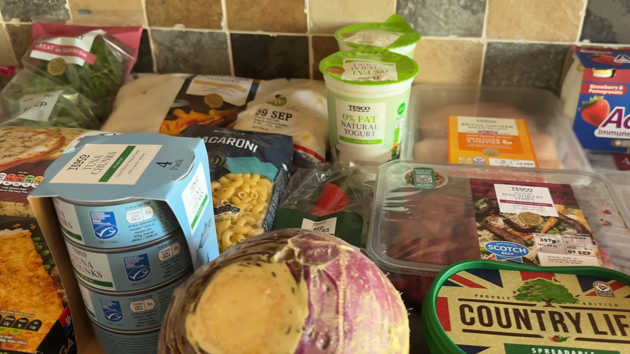 What a Scottish family buys on a grocery trip