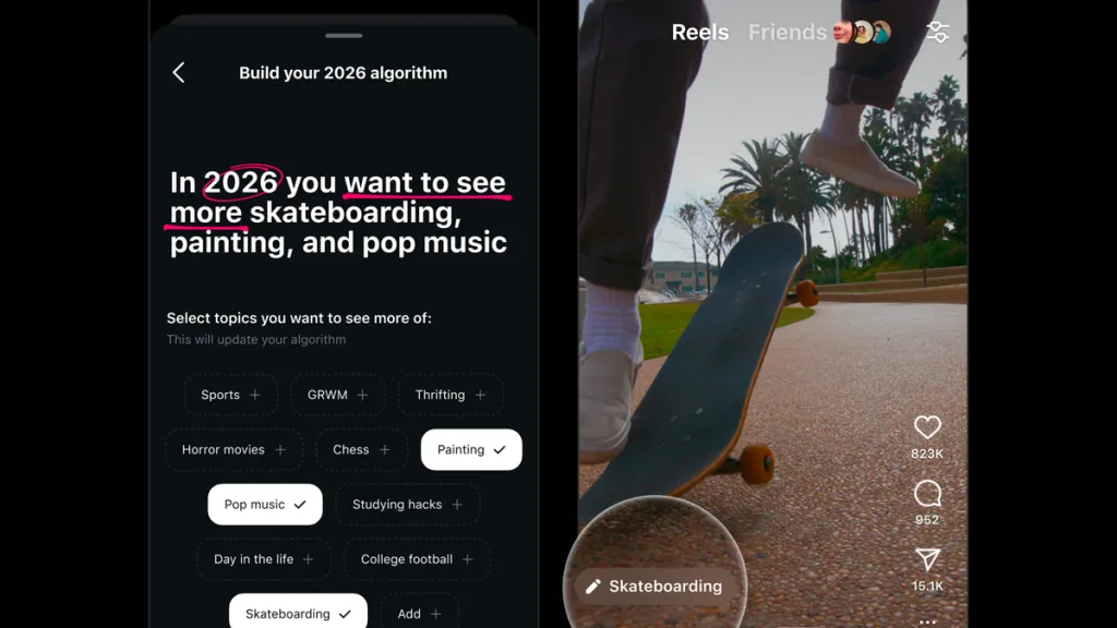 Instagram wants you to personalize 'your algorithm' for 2026