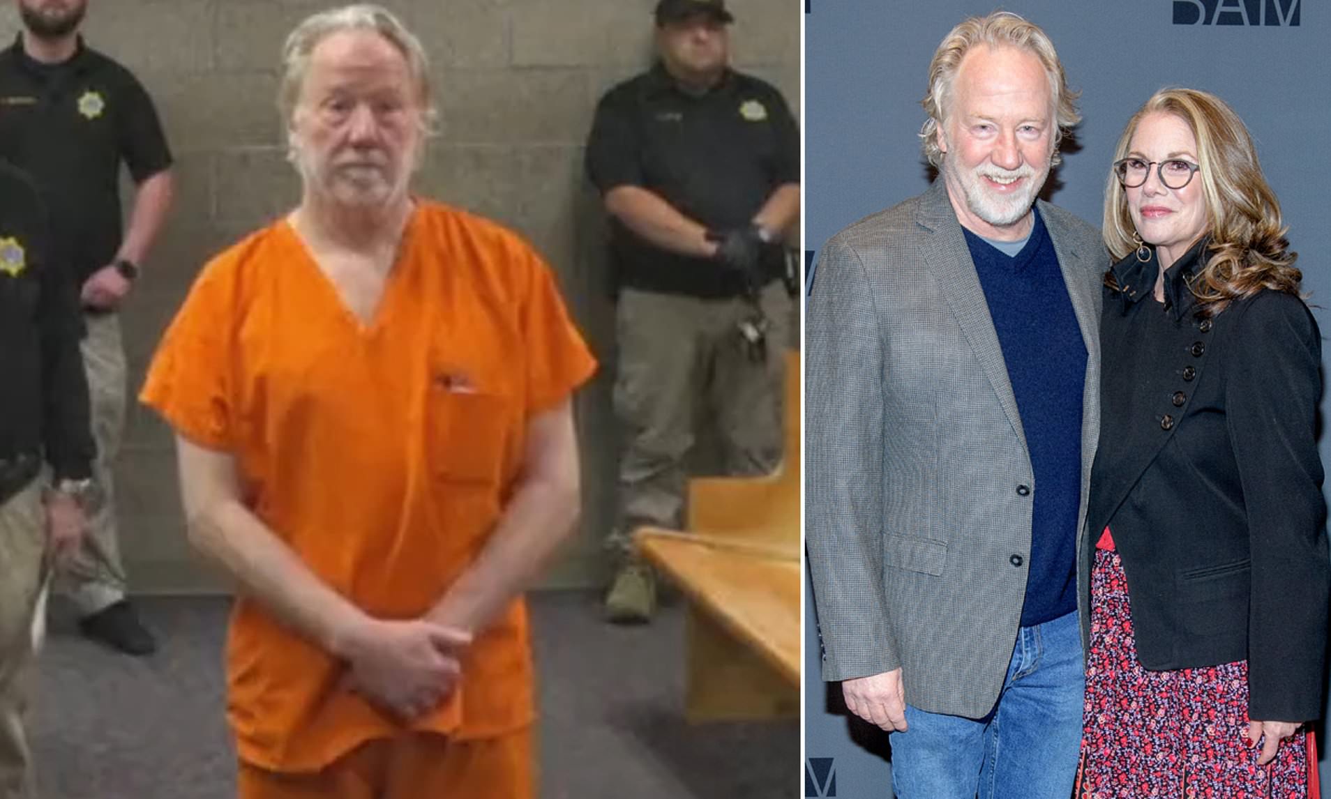 Somber-faced Timothy Busfield appears in court for child sex abuse case ...