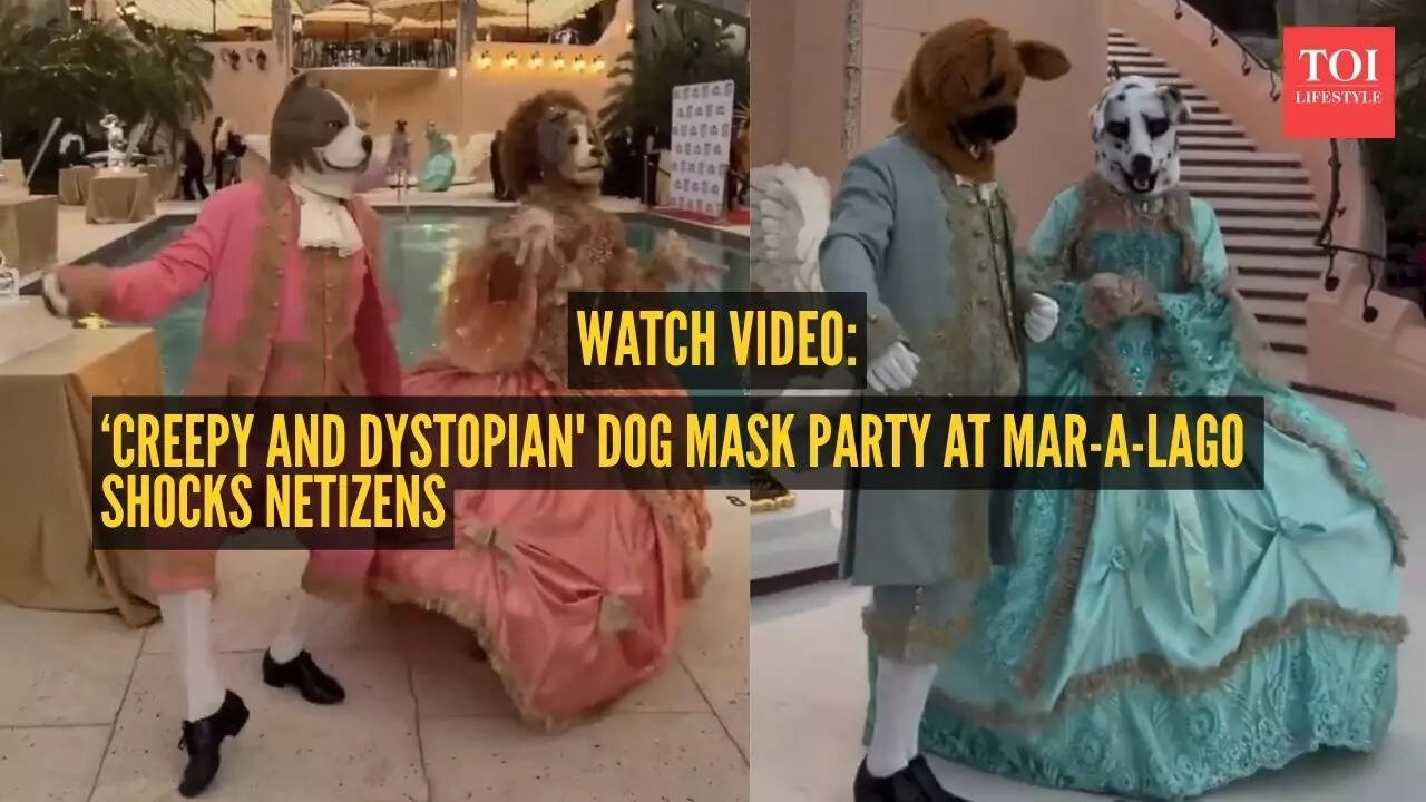 'Creepy and dystopian': Dog masks and court costumes at Mar-a-Lago ...
