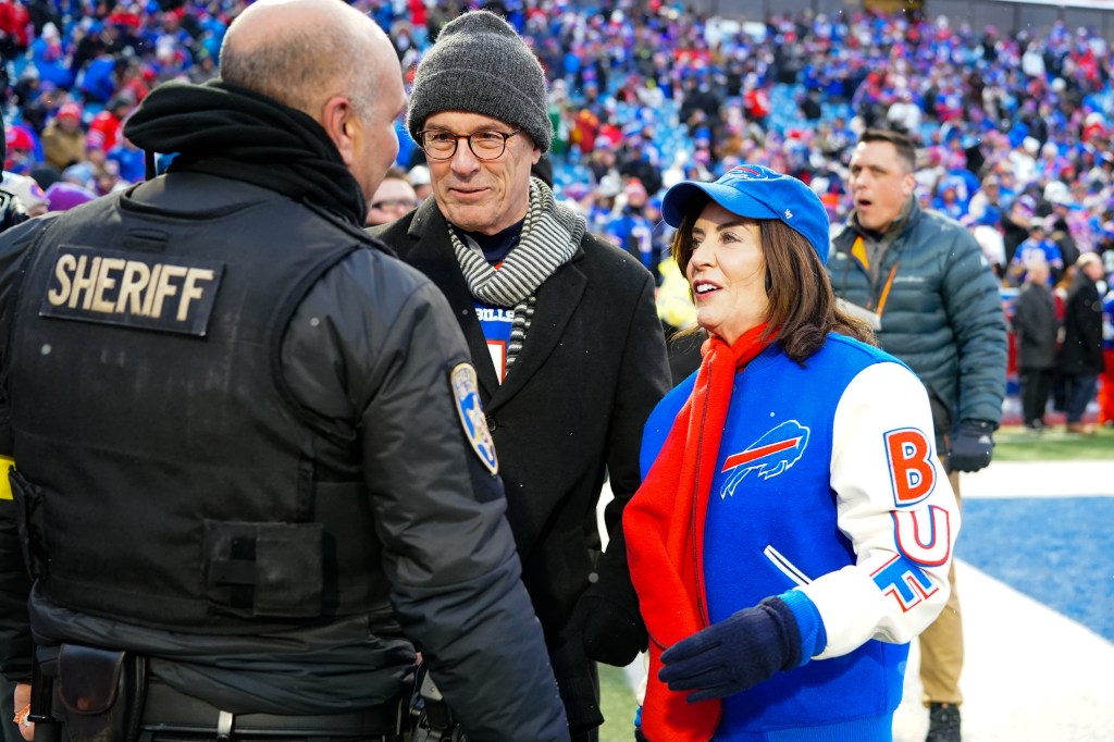 GOP hopeful Bruce Blakeman defends Buffalo Bills loyalty as Hochul ...