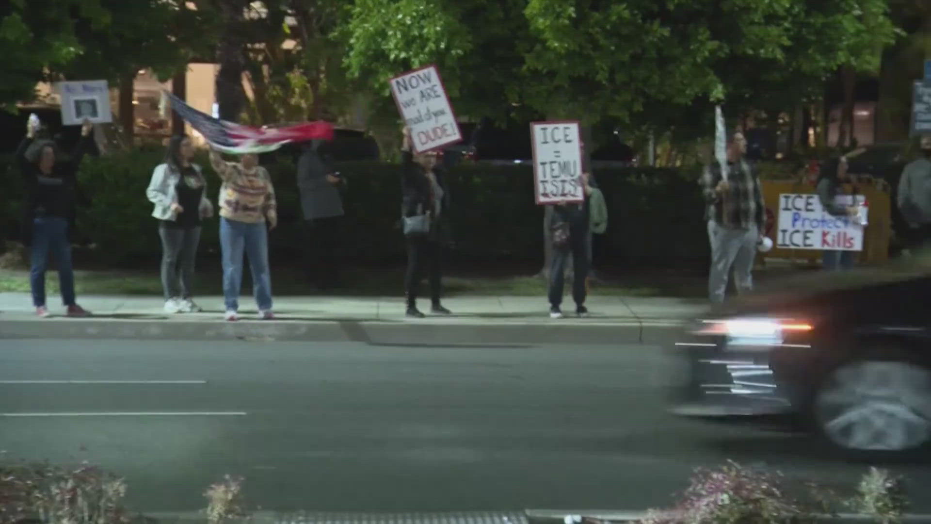 ICE protests continue in LA area after federal immigration operations ...