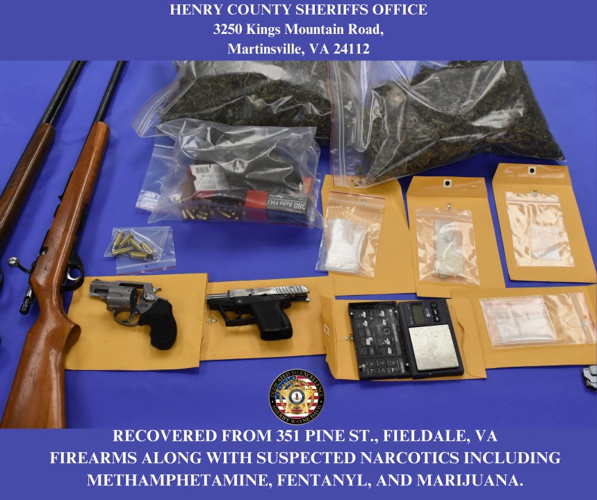 Drugs, firearms, caged puppies found by police at Henry County residence