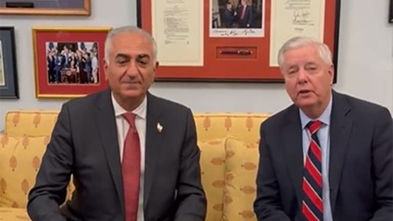 Lindsey Graham meets Iran's exiled prince, backs people amid unrest