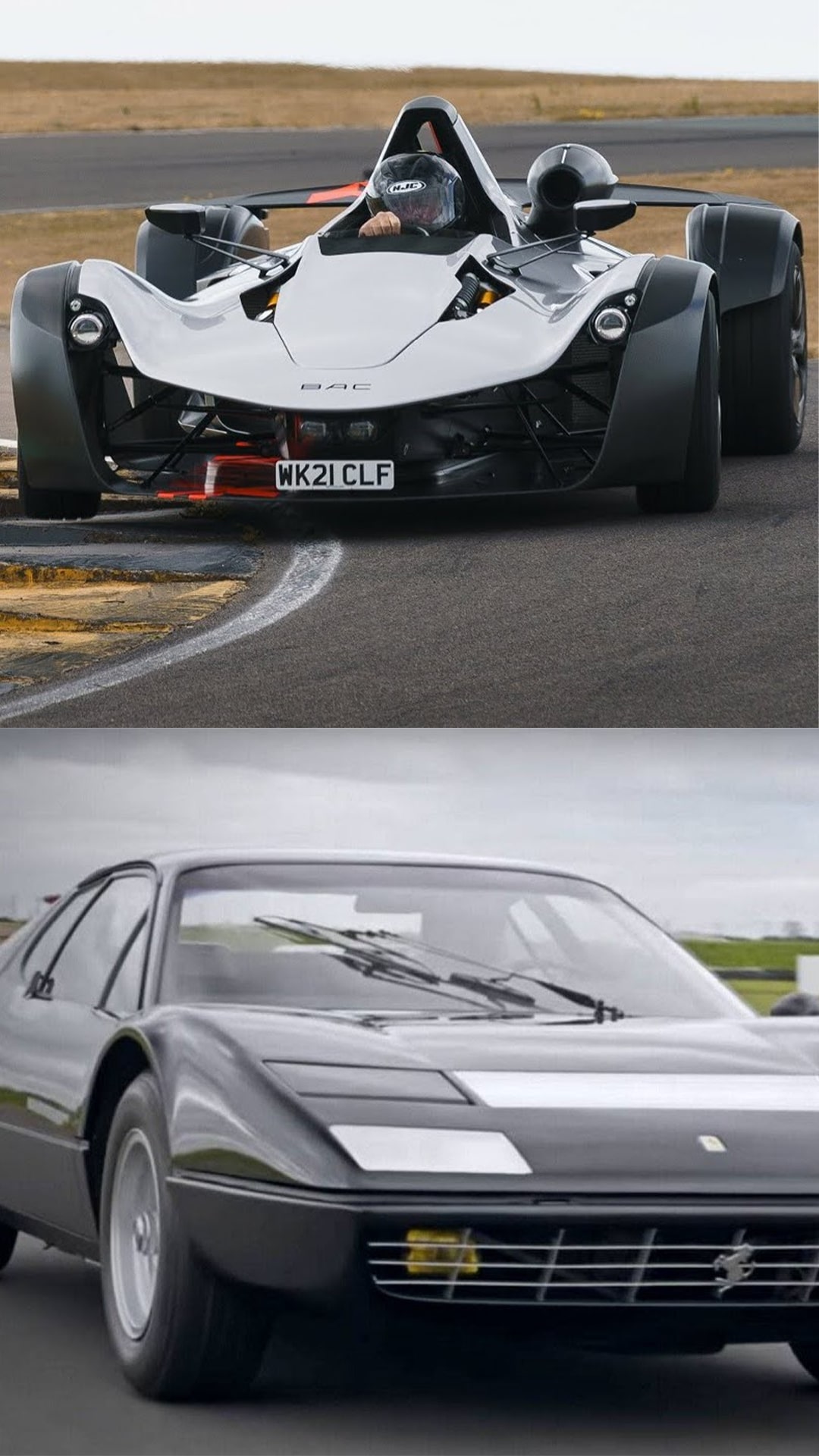 BAC Mono R v/s Ferrari 365 GT4 BB