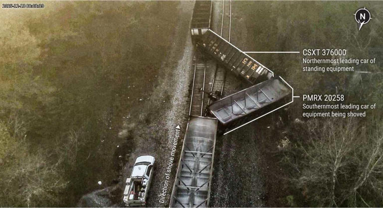 NTSB releases new details on Calera train derailment that killed CSX ...