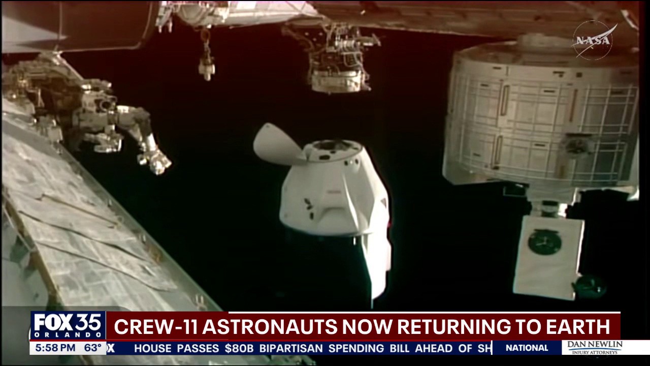 Crew-11 begins early return to Earth after medical issue