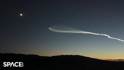 SpaceX 'jellyfish' soars across night sky in views from skywatchers