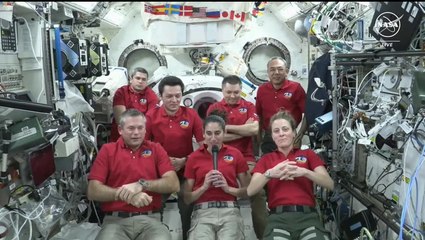 International Space Station crew finds a long-lost tomato
