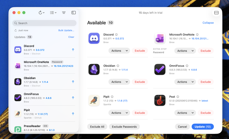 This app updates all your Mac apps in one place