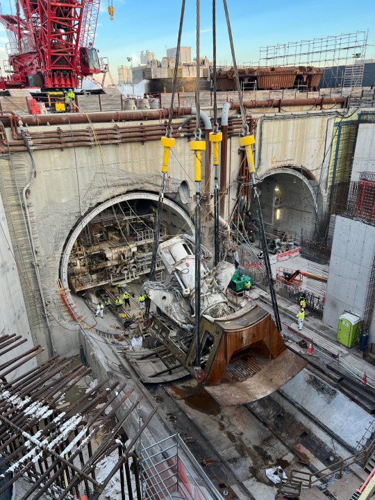 Major milestone achieved on HRBT construction project