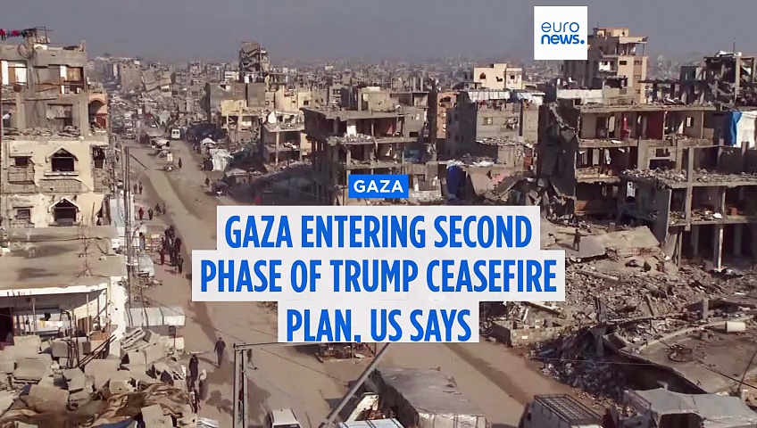 Gaza is entering second phase of Trump's 20-point ceasefire plan, envoy ...