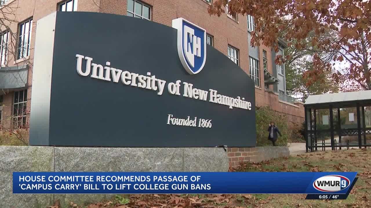House committee recommends passage of bill to lift college gun bans